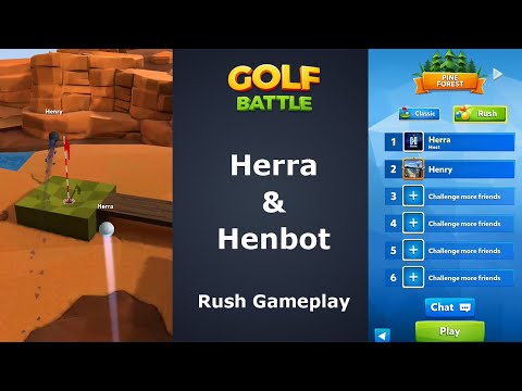 Herra & Henbot Collab! _ Golf Battle Challenge