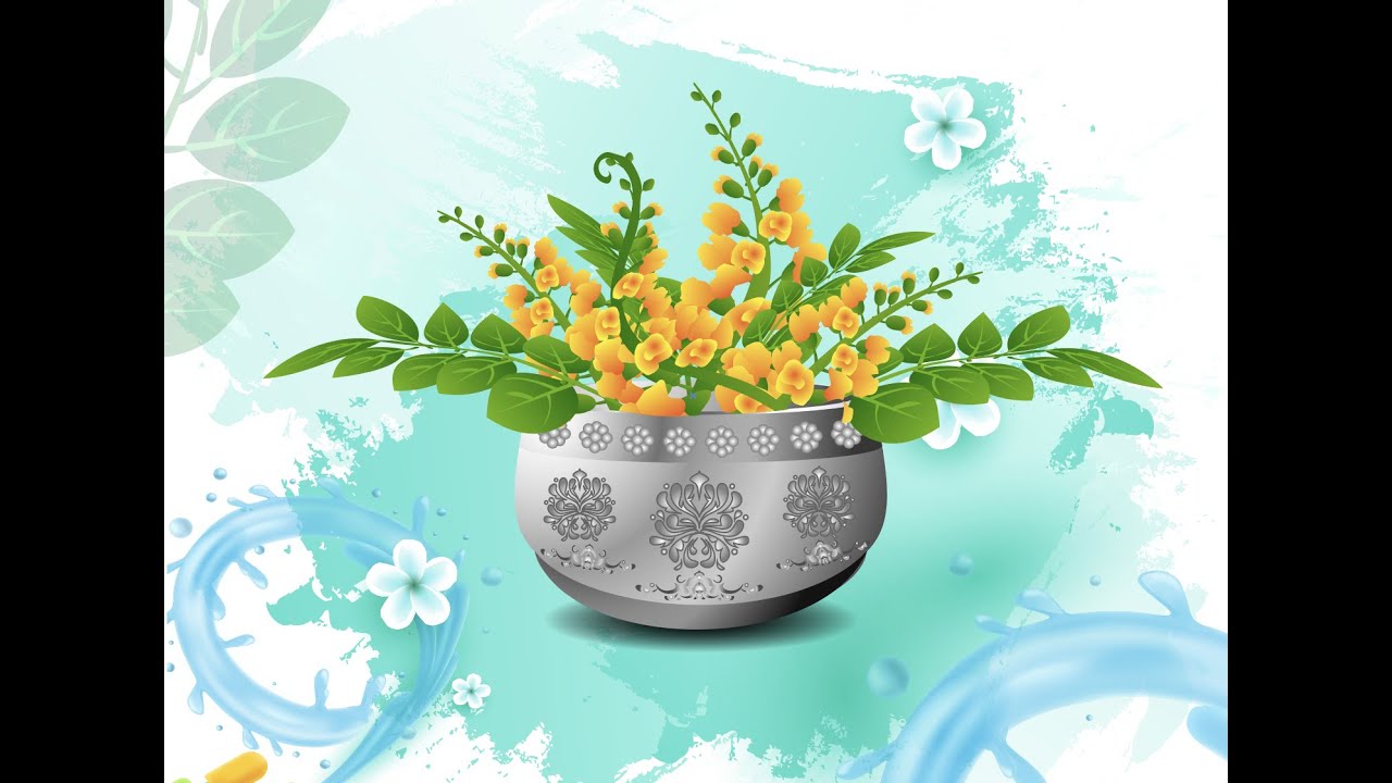 Thingyan Padauk Illustration - YouTube