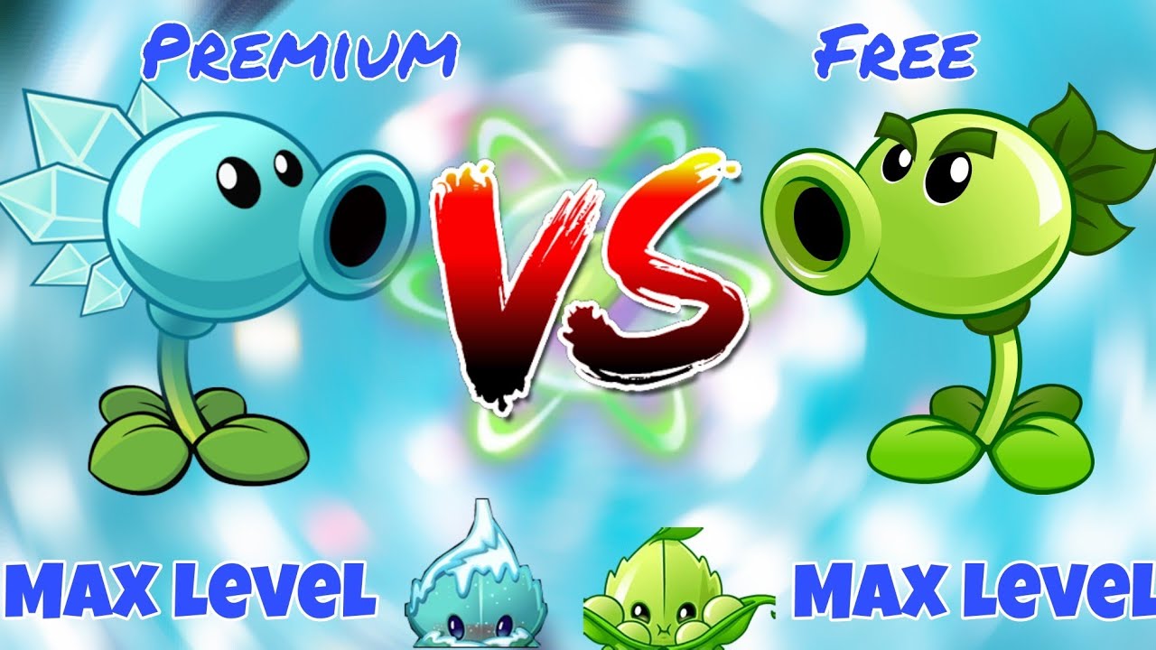 Snow Pea vs Repeater max level - Plants vs. Zombies 2 - PVZ2 game - YouTube