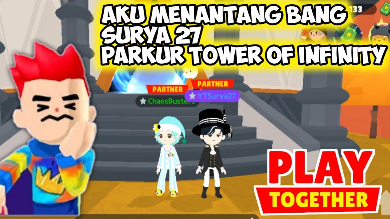 aku bikin bang @Surya27 kesal main parkur tower of infinity play ...