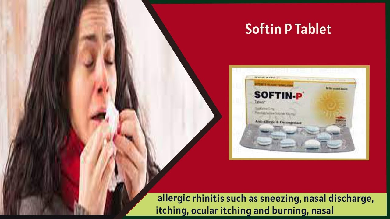 How to use #Softin-p Tablet |uses of #Desloratadine Tablet |side ...