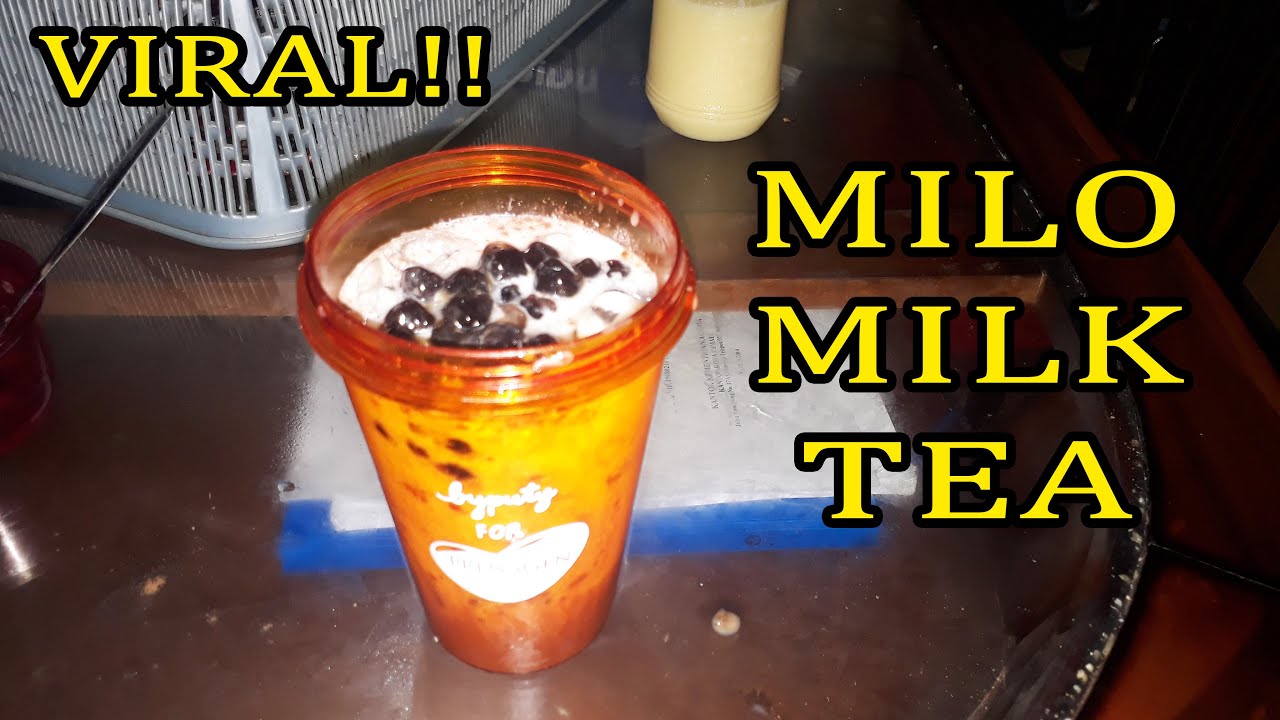 CARA MEMBUAT MILO MILK TEA ENAK ALA YI THAI TEA - YouTube