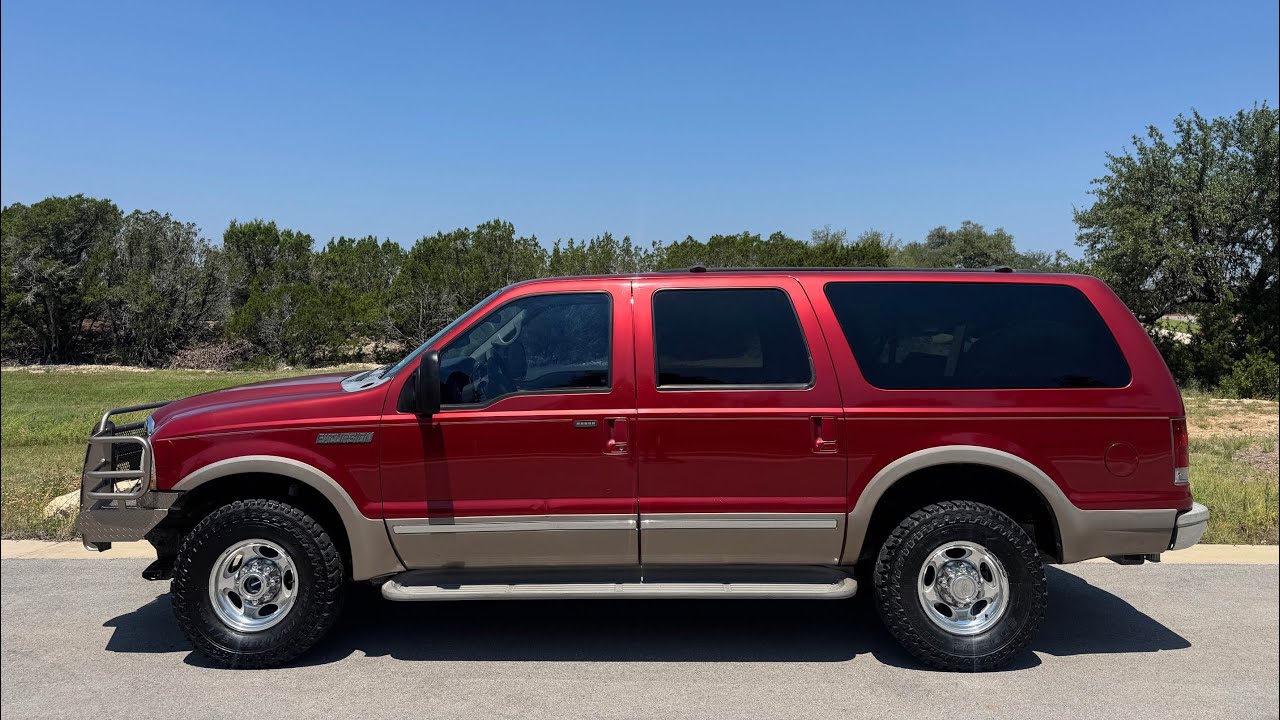 2002 Ford Excursion 4x4 - 7.3L Powerstroke Diesel - Limited - YouTube