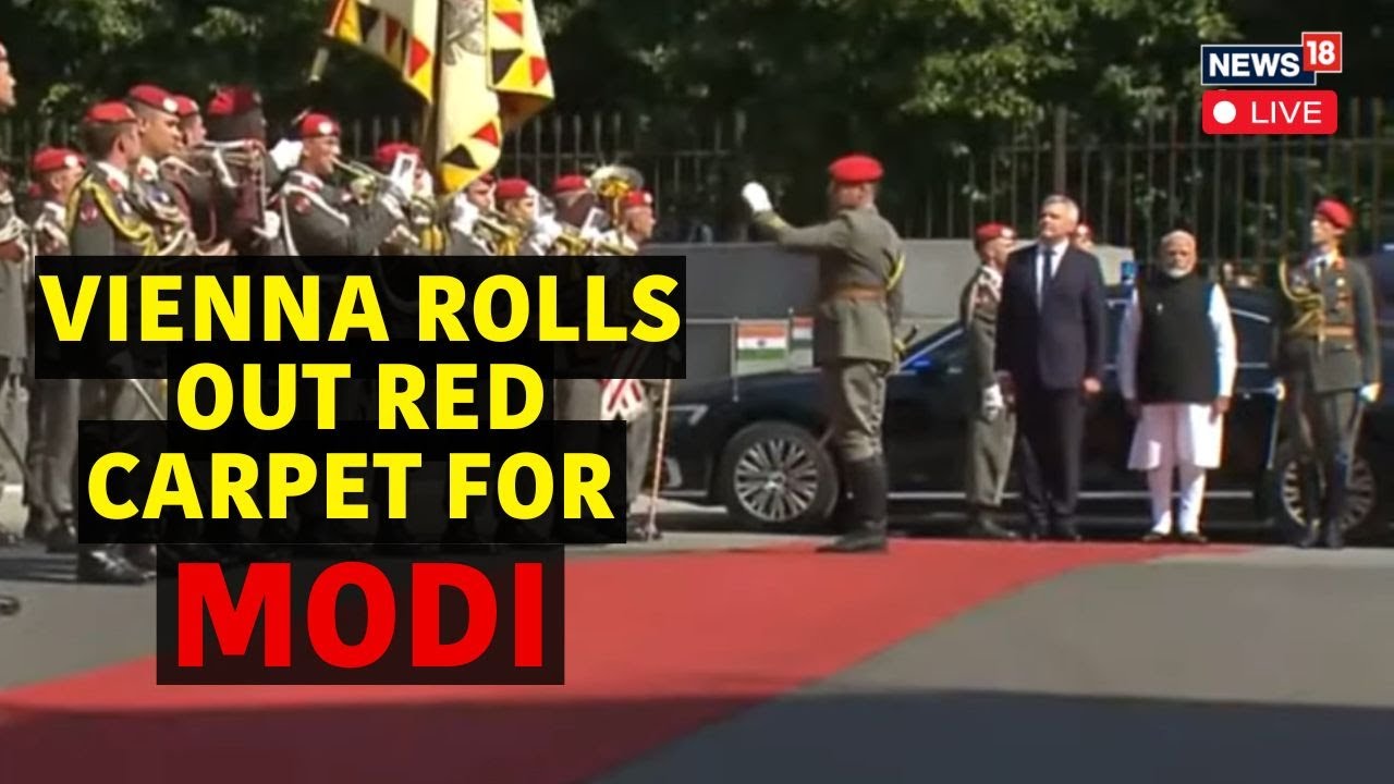 PM Modi In Austria Live News | PM Modi Gets A Warm Welcome Upon His ...
