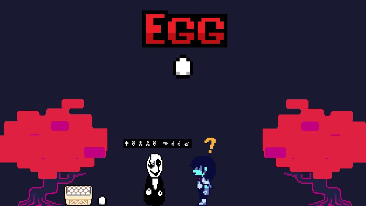 Gaster gives Kris egg | Deltarune Mini Animation - YouTube