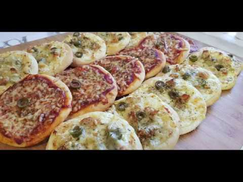 mini pizza recette facile - YouTube