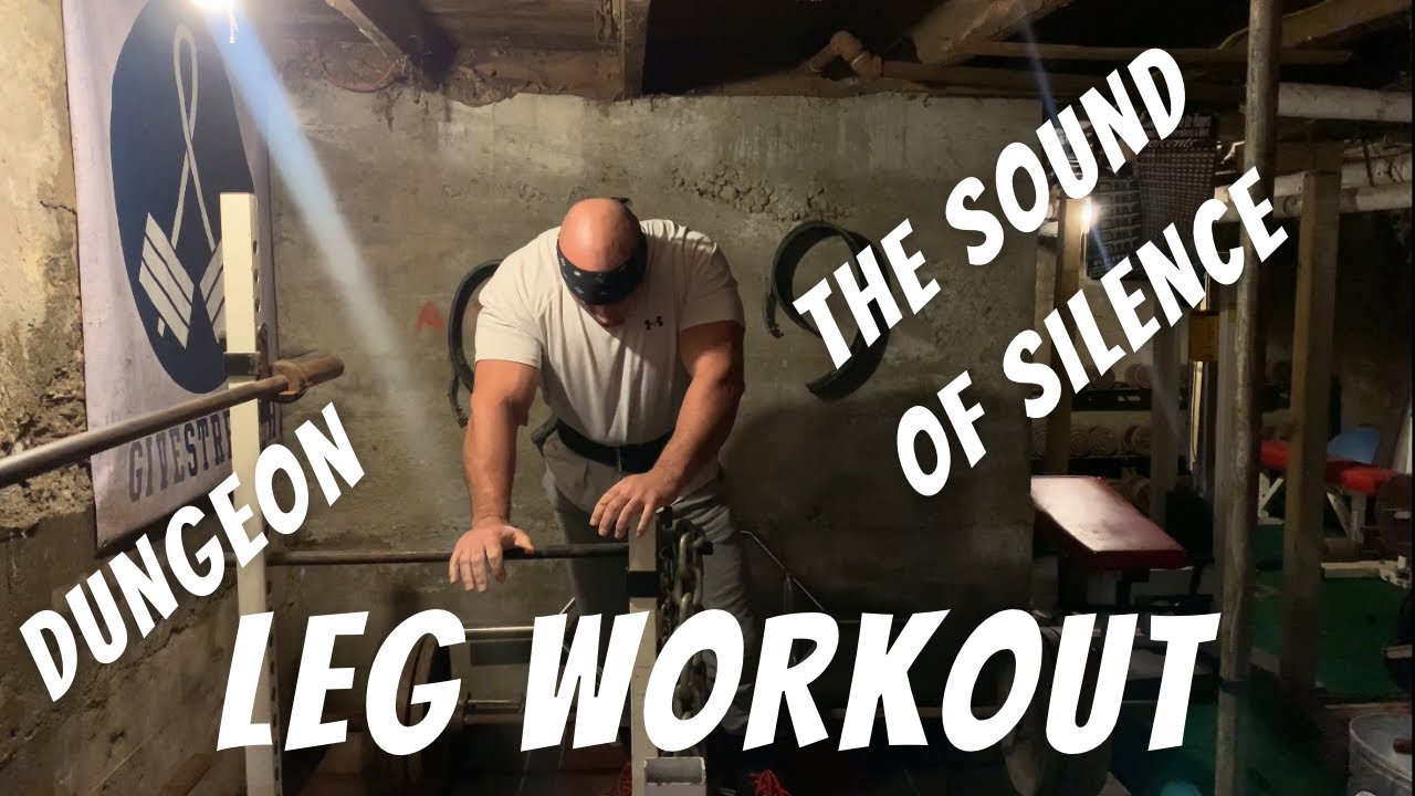 LEGS DESTROYED IN A DUNGEON HOME GYM!#workout #fitness #gym # ...