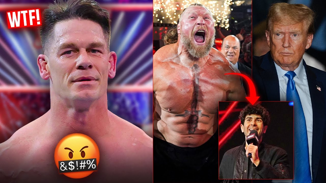 WTF! John Cena NAHI KAREGA MAIN EVENT 😥 | Brock Lesnar INTERNAL REACTION, Donald Trump | WWE ...