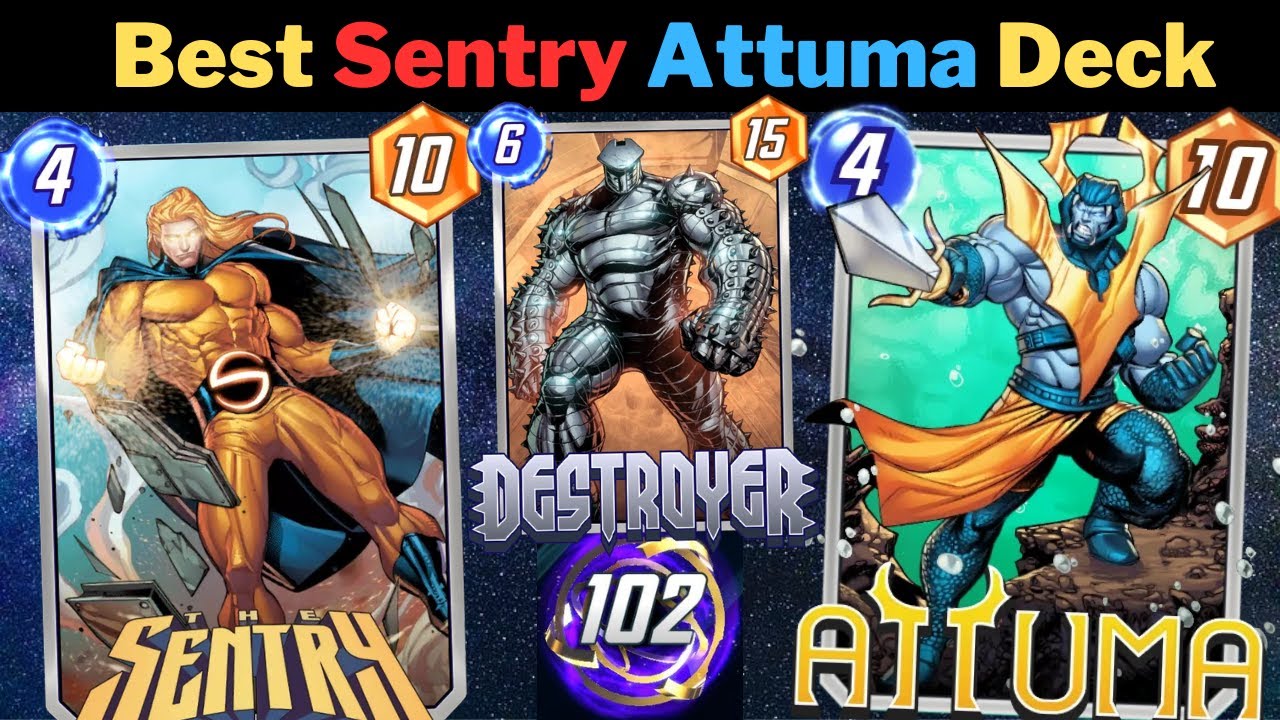Making SENTRY ATTUMA DECK Work (to Infinite Rank) - Marvel Snap - YouTube
