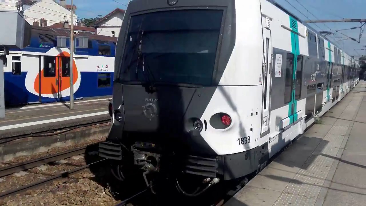 (PARIS) MI09 RER A & VB2N BB 27300 Transilien J à Houilles - Carrières ...