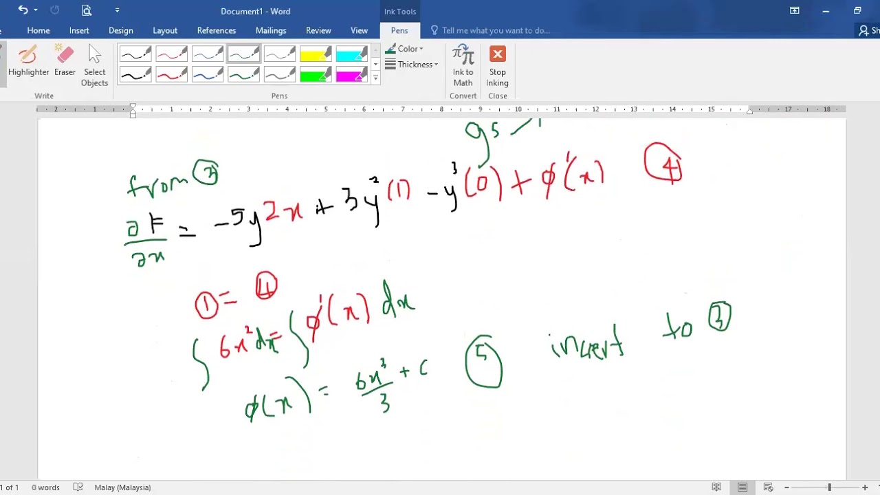 solving ode by exact equations - YouTube