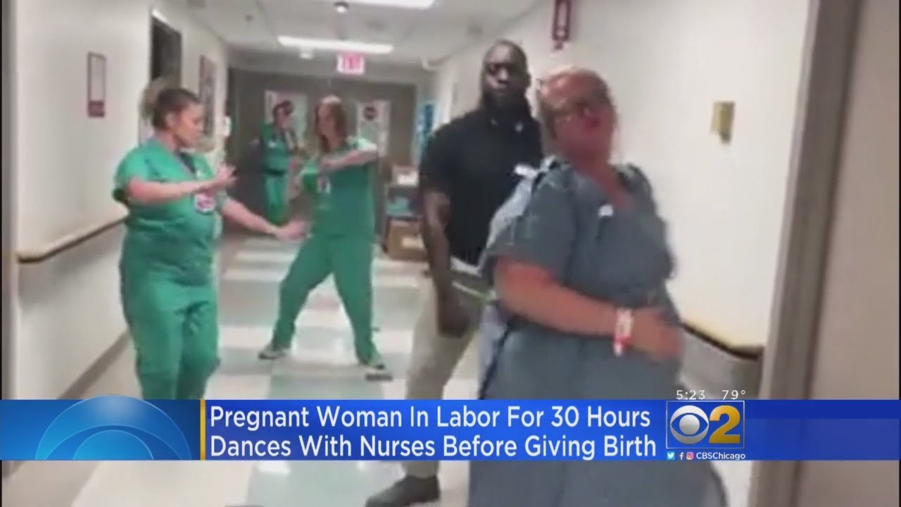 Viral Video: Woman In Labor Has Dance Party At Hospital - YouTube
