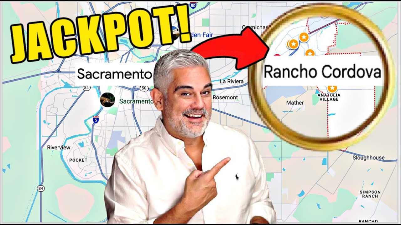 Boundary Map Of Rancho Cordova Rancho Cordova, CA Profile: Map