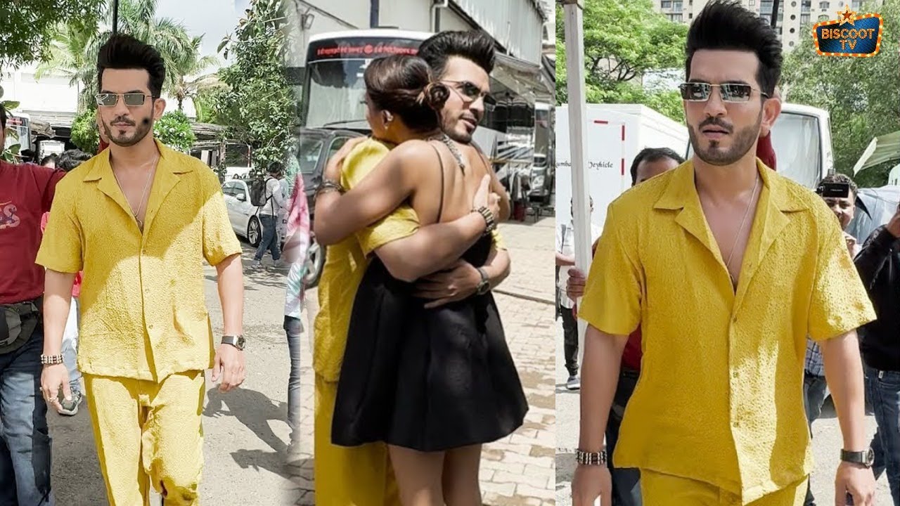 Nia Sharma & Arjun bijlani At The Sets Of Laughter Chef Set - YouTube