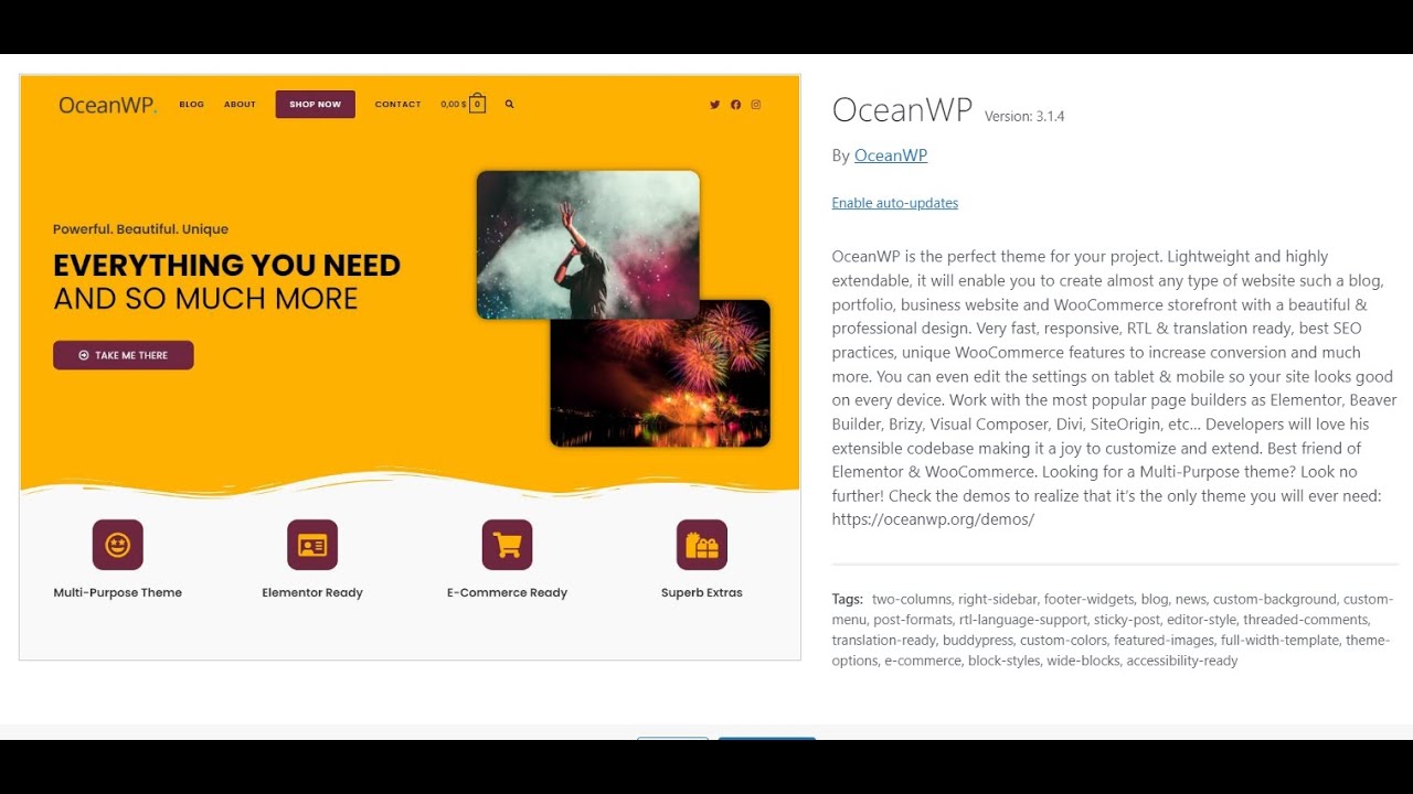 How to Create a OceanWP Child Theme - YouTube