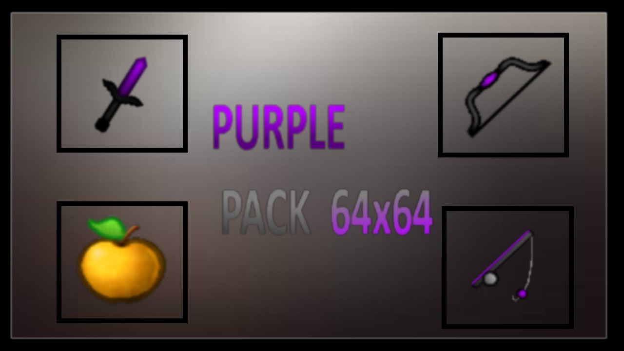 Texture Pack Release | 2# Purple Pack 64x64 - YouTube