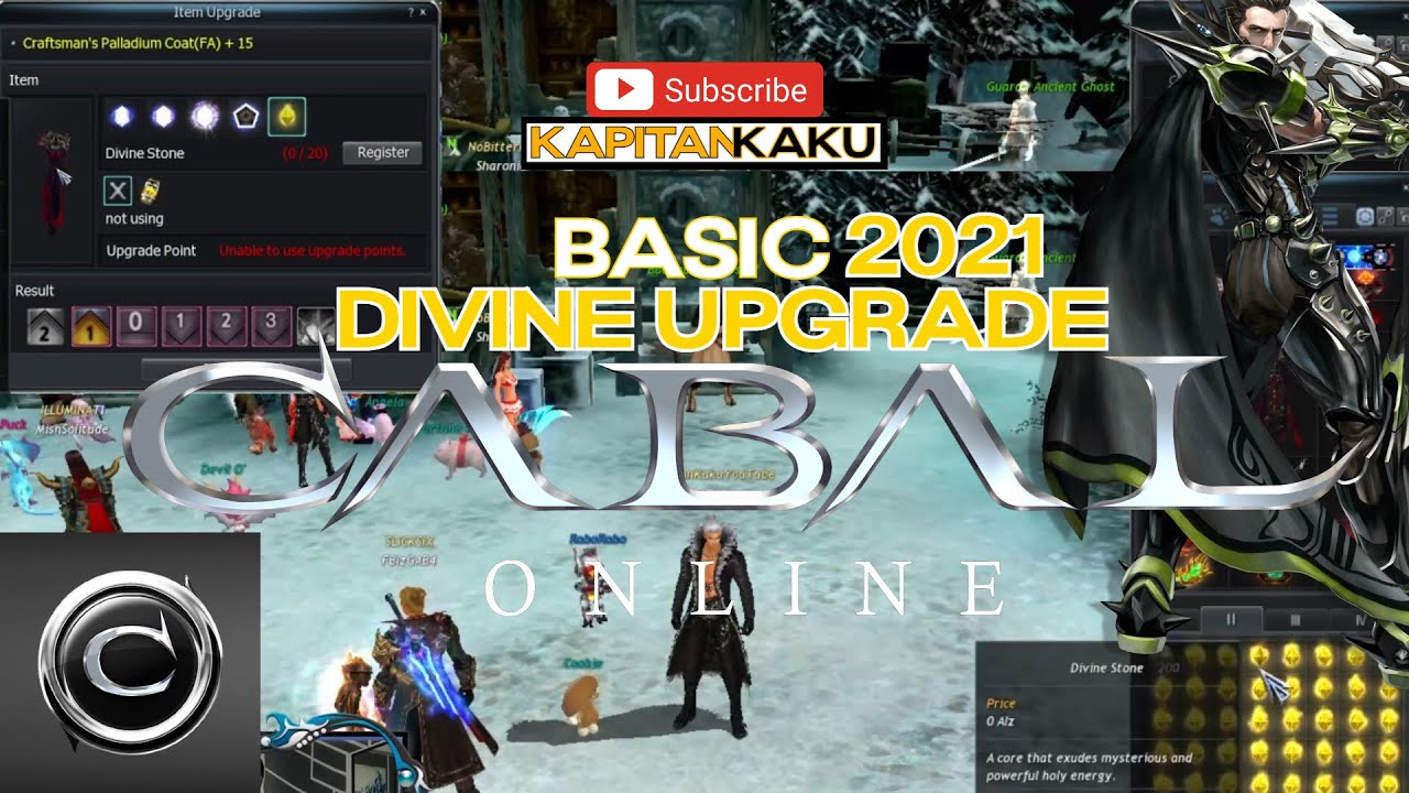 CABAL ONLINE How to Upgrade Divine Level Basic Guide - YouTube