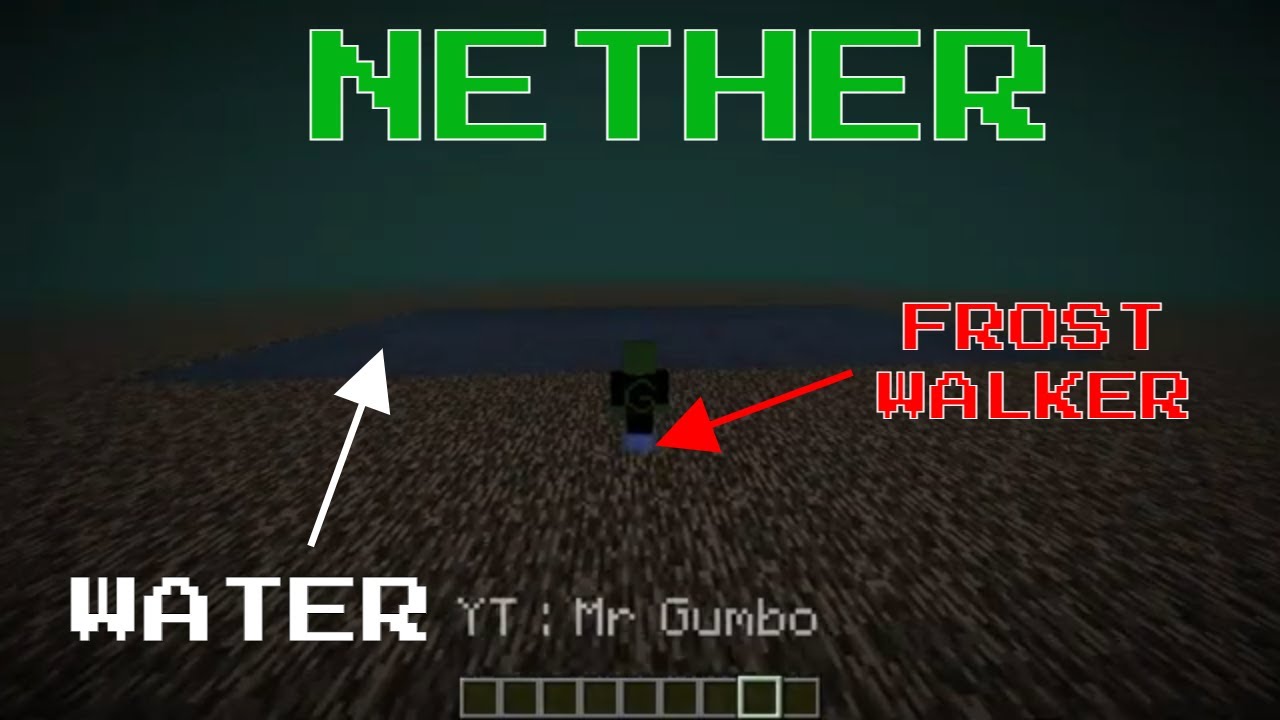 will frost walker work in nether? #minecraft - YouTube