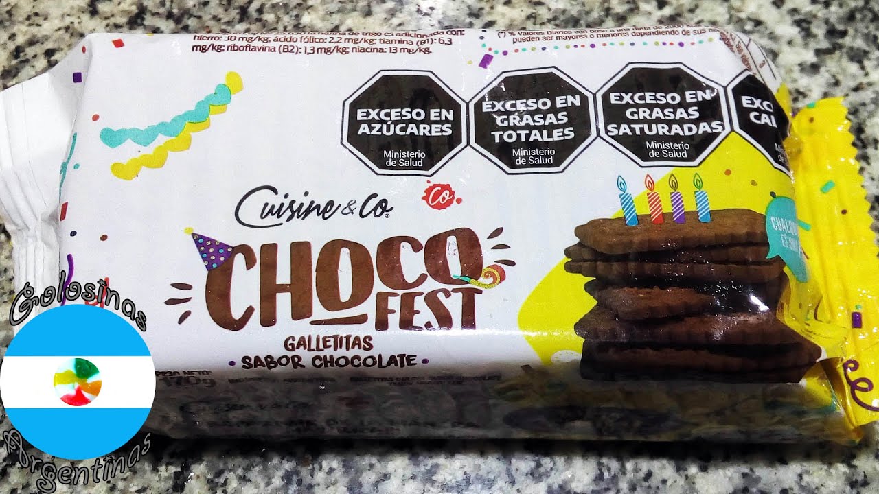 Cuisine & Co. Choco Fest Galletitas sabor Chocolate tipo Chocolinas ...