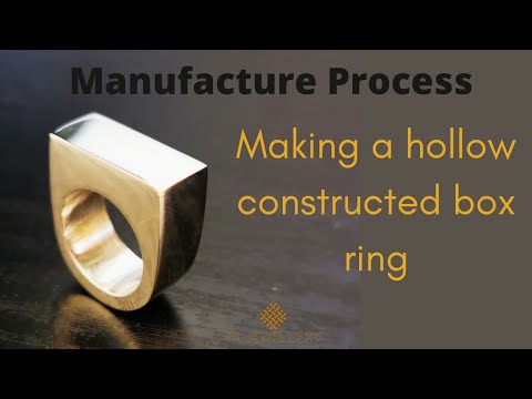 The making of a hollow constructed box ring | manufacture process ...