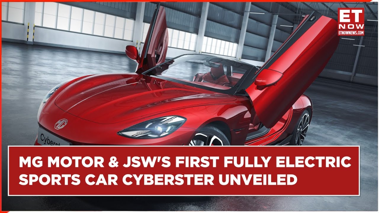 JSW & MG Motor Unveils MG Cyberster; First Fully Electric Sports Car ...