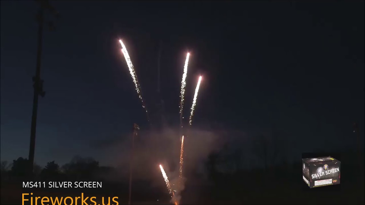 Silver Screen 35 Shot Fireworks Cake from Brothers - YouTube