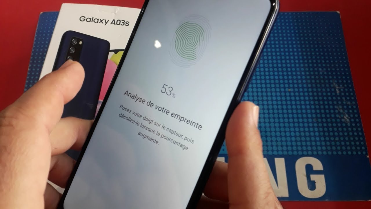 How to add or delete a fingerprint for Samsung Galaxy A03s - YouTube