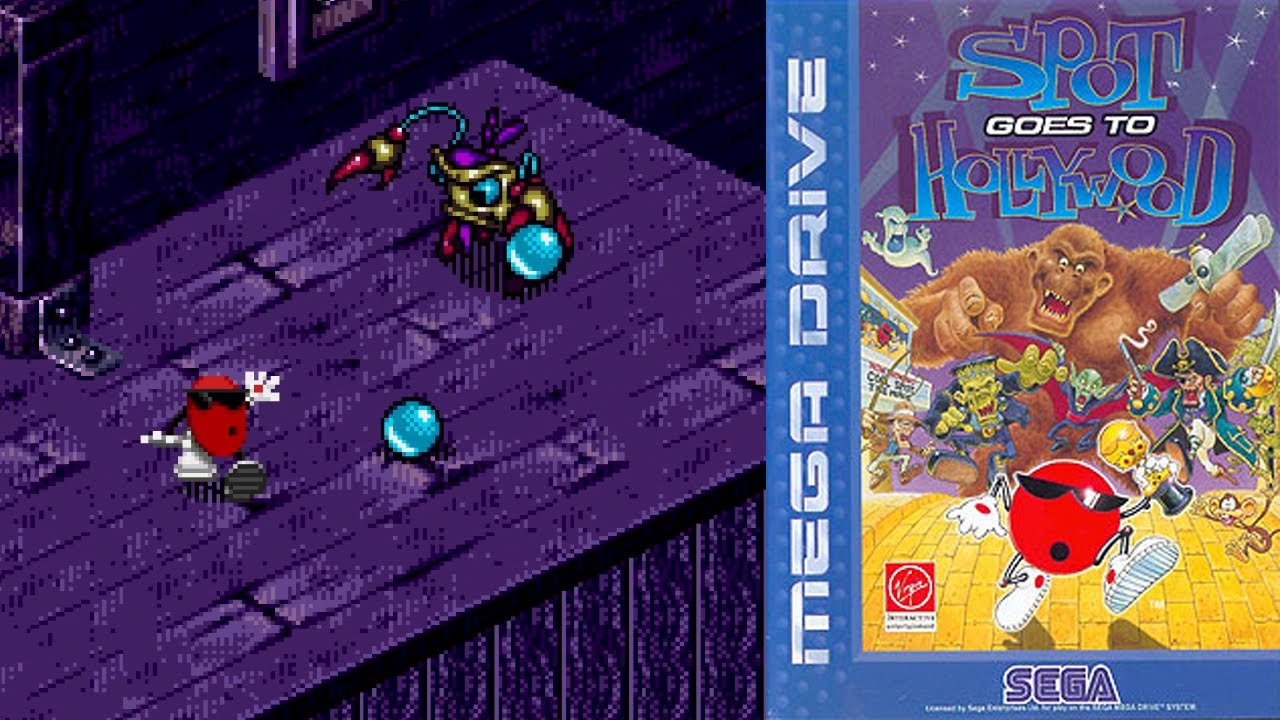 Spot Goes to Hollywood (1995/MegaDrive) Platform Game with 7up Mascot ...