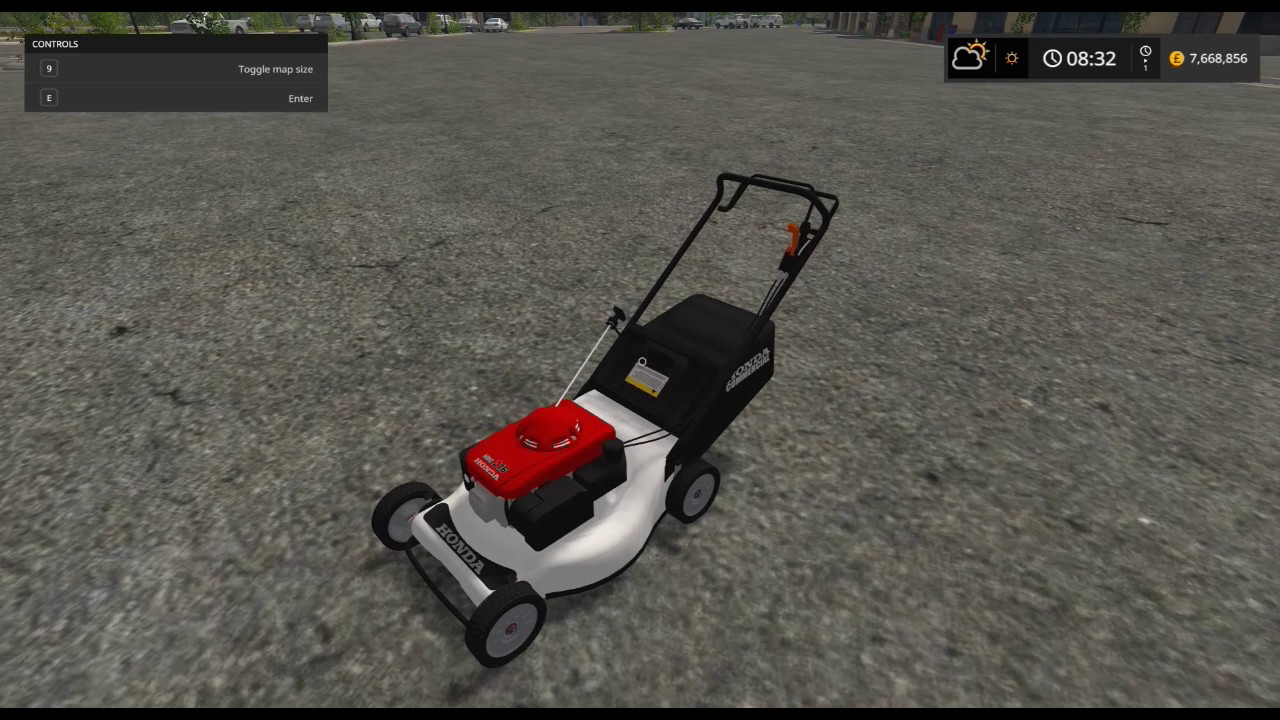 Farming Simulator 2017 Honda Push mower v1 - YouTube