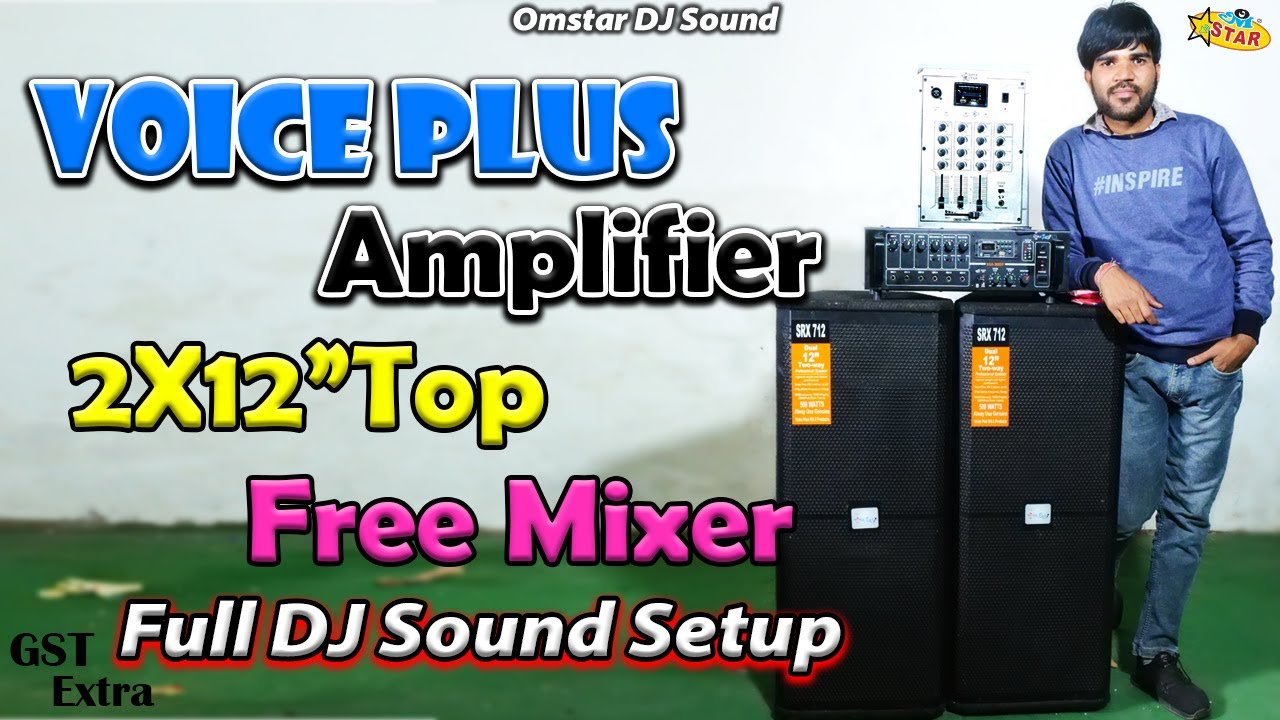 Free Mixer I Voice Plus Amplifier I 2X12"Top I Free Mixer I Full DJ ...