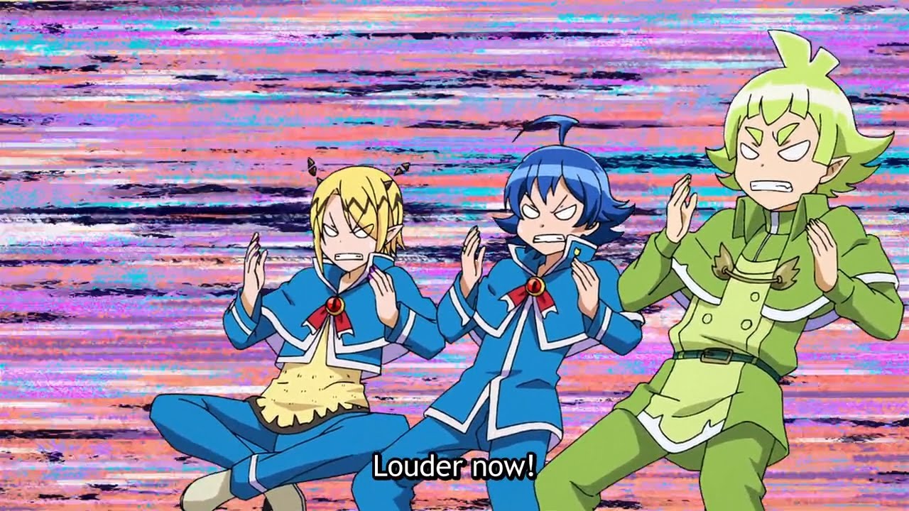 Iruma dances to the dance of Robin Bars Ep 1 [ Mairimashita! Iruma-kun ...