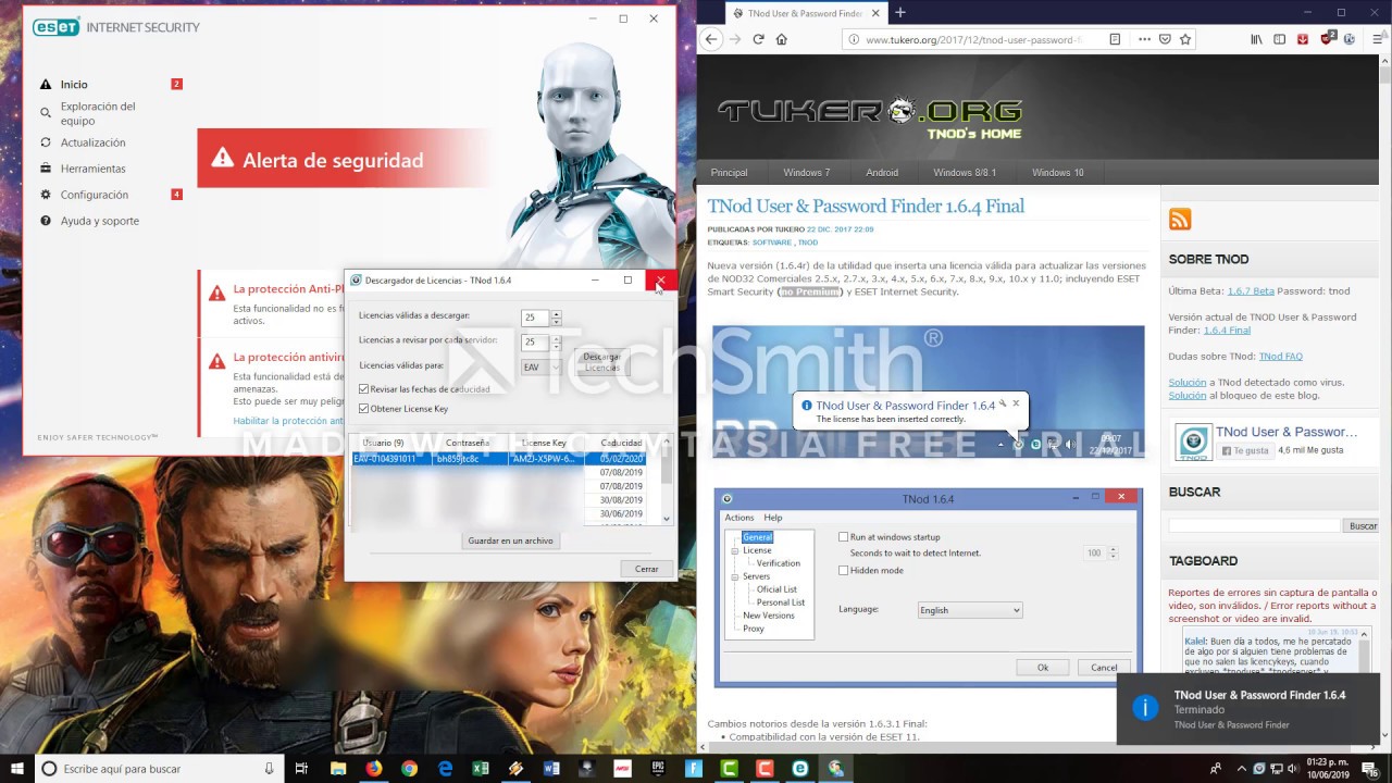 DICIEMBRE 26 2020 Activar ESET Internet Security con TNod 1.6.4 Final ...