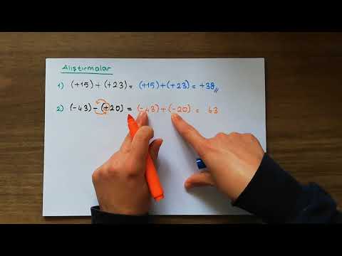 7. Sınıf Matematik | Tam Sayılar Konu Anlatımı | Tam Sayılarla Çıkarma İşlemi