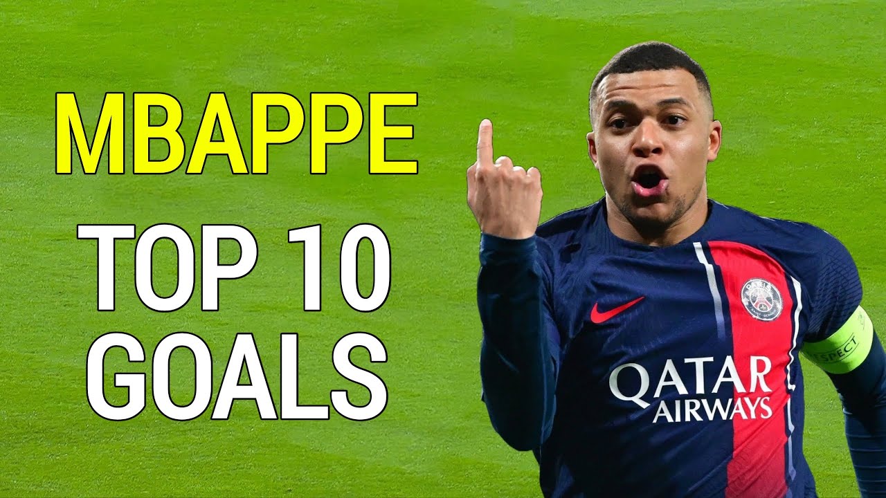 Kylian Mbappe Top 10 Goals for PSG - YouTube