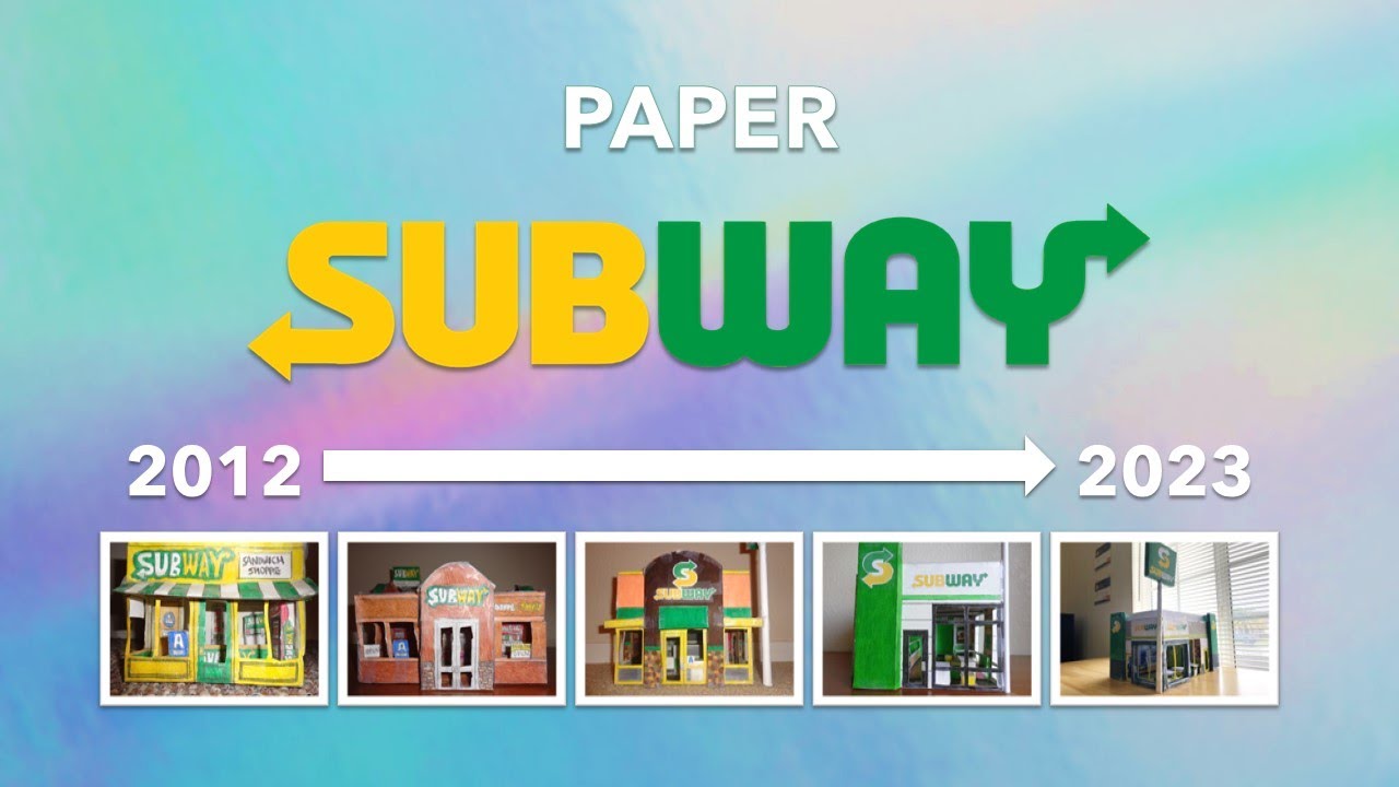 Paper Subway Restaurant Evolution (2012 - 2023) - YouTube