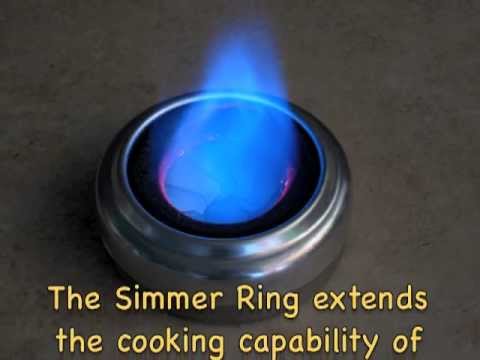 The Simmer Ring for the FLAT CAT Alcohol Stoves by FLAT CAT GEAR - YouTube