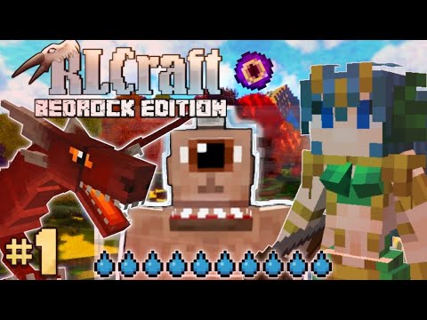 The Hardest Minecraft Modpack : RL-CRAFT I MINECRAFT BEDROCK GAMEPLAY ...