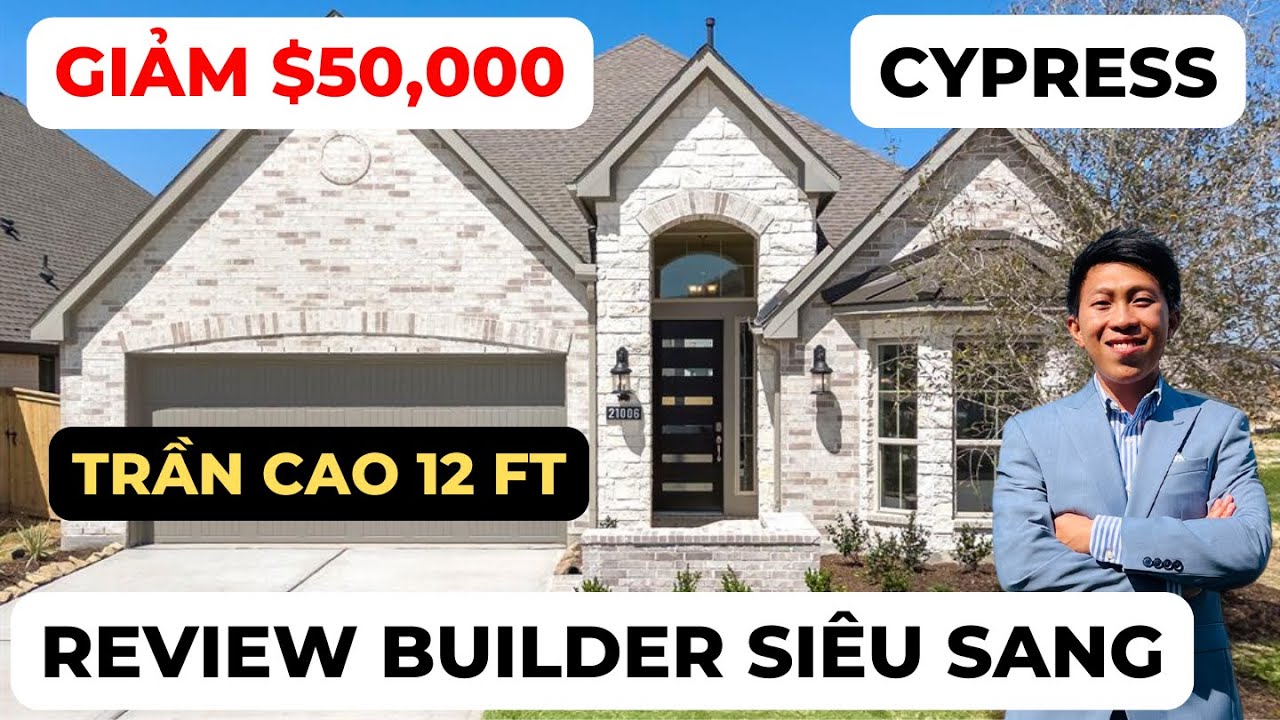 #179 Cypress - CÙNG MICHAEL REVIEW BUILDER SIÊU SANG THUỘC KHU NHÀ GIÀU Ở CYPRESS!! - YouTube