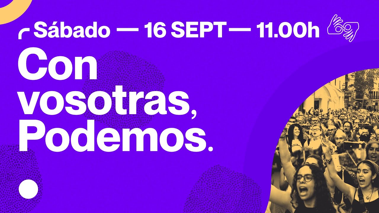 Con vosotras, Podemos - YouTube