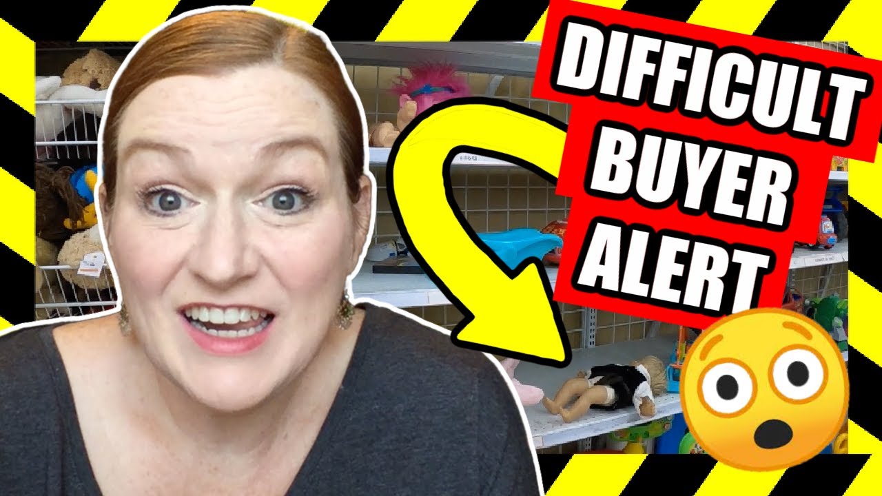 CAUTION: DIFFICULT BUYER ALERT | Thrift With Me to Sell on Ebay for a ...