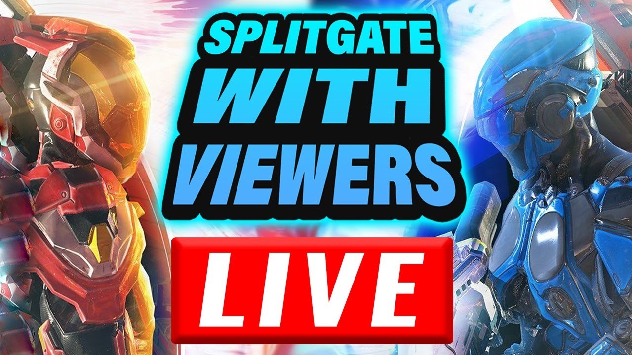 Splitgate CUSTOMS With Viewers 🔴 LIVE STREAM 🔴 Join Now!! - YouTube