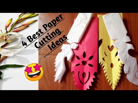 Puja Decoration Ideas|| Paper Cutting Idea's||Paper Cutting Design ...
