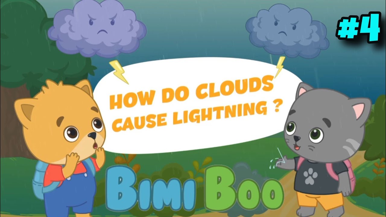 Bimi Boo Games & Cartoons : How do Clouds cause Lightning ?? ⚡⚡⚡⚡ - YouTube