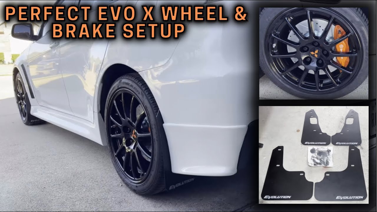 StreetRays Mud Flaps Install + Evo X Enkei Wheels Finally Back On After ...