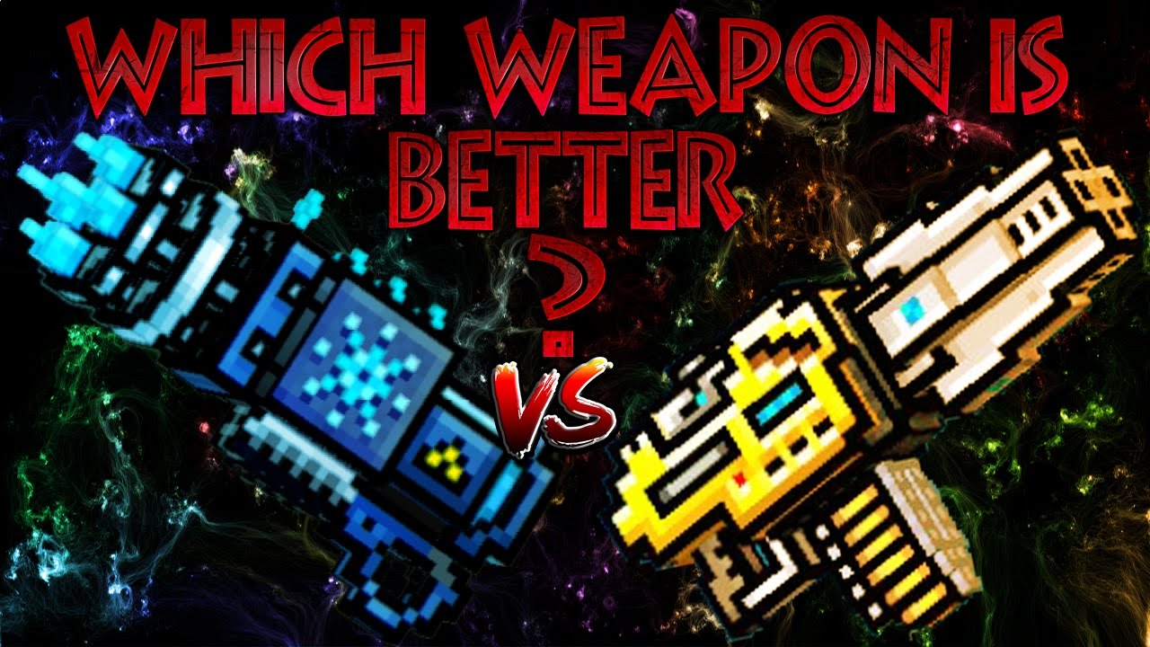 Pixel Gun 3D - Icicle Minigun VS Impulse Minigun - YouTube
