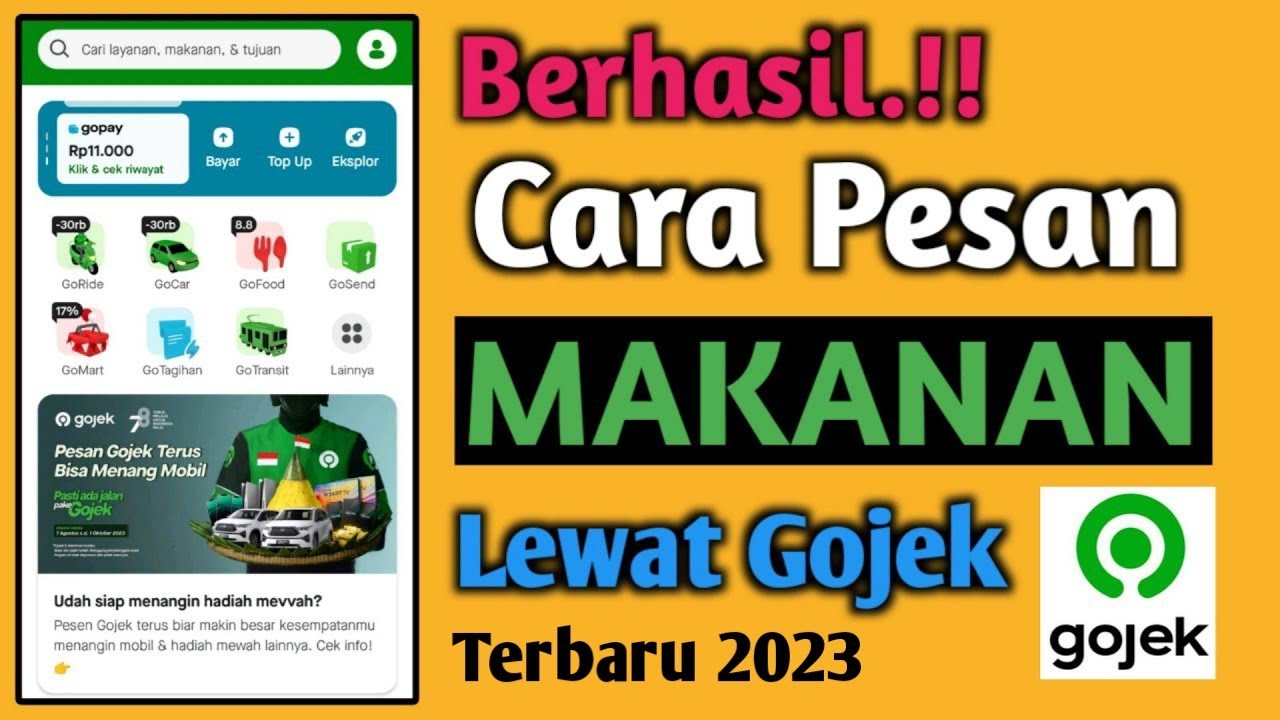 Cara Pesan Makanan Lewat Gofood | Cara Pesan Makanan lewat Gojek ...