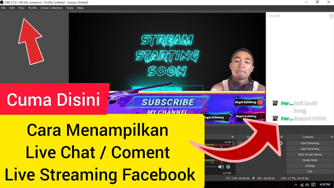 100% Tutorial Menampilkan Live Chat / Coment Live Streaming Di Fanspage ...