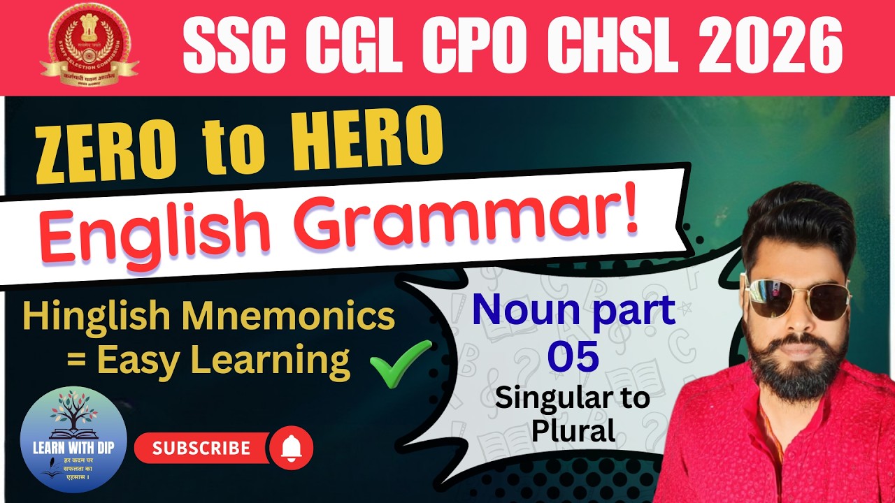 Zero to Hero|Noun singular plural |English Grammar with Songs ...