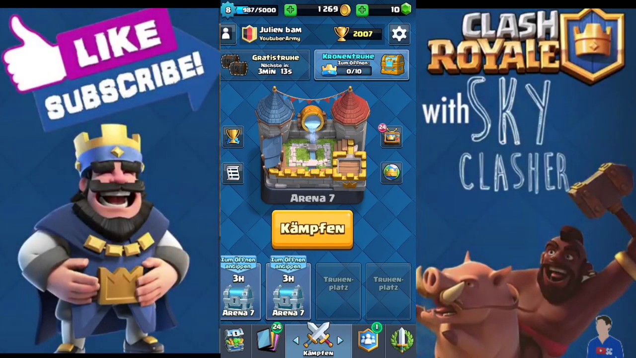 Clash Royale Erstes Video - YouTube