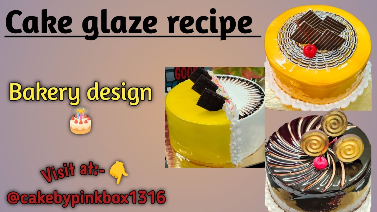How To Make Glaze Effect 🎂| Glaze Ka Use Krke Cake Kaise Banate Hai 🏡 ...